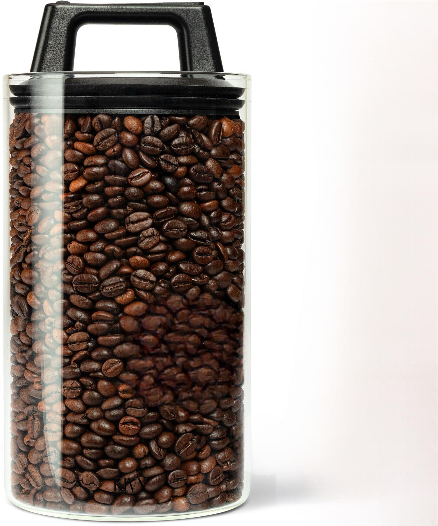 Latitude Run® Vacuum Seal Coffee Canister [AIRTIGHT] - Coffee Canister ...